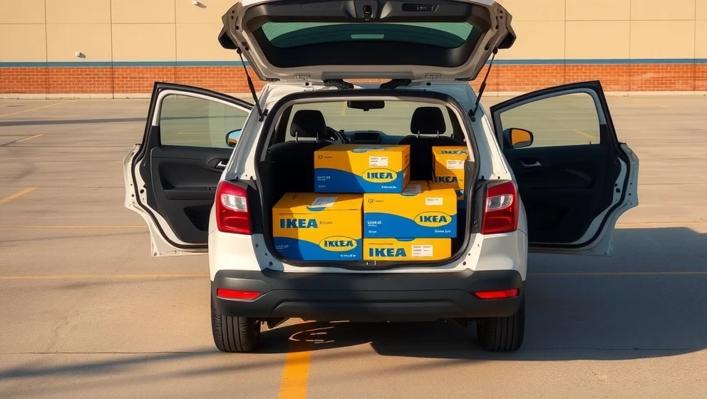 Ikea bil för enkel transport av möbler | Oljesug!